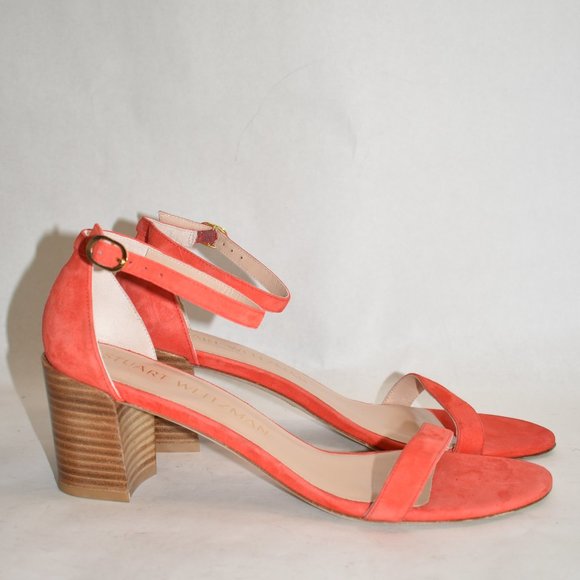 Stuart Weitzman | Shoes | 55 Stuart Weitzman Simple Suede Wooden Heel ...